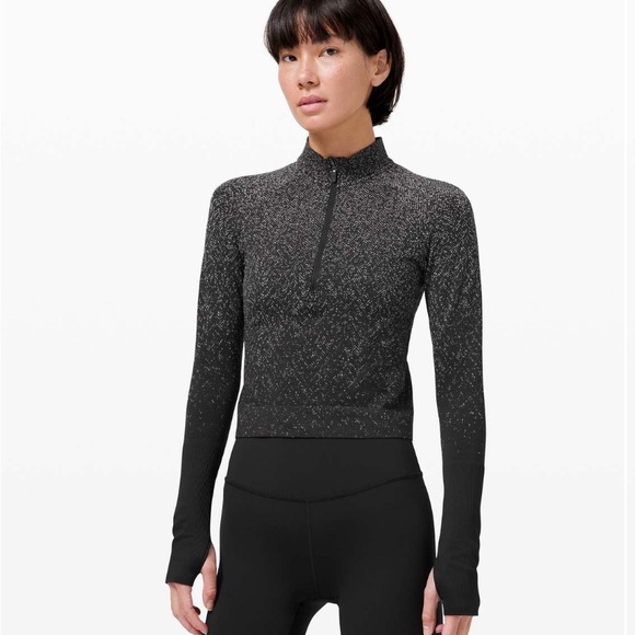 lululemon athletica | Tops | Nwt Lululemon Rest Less Cropped 2 Zip ...